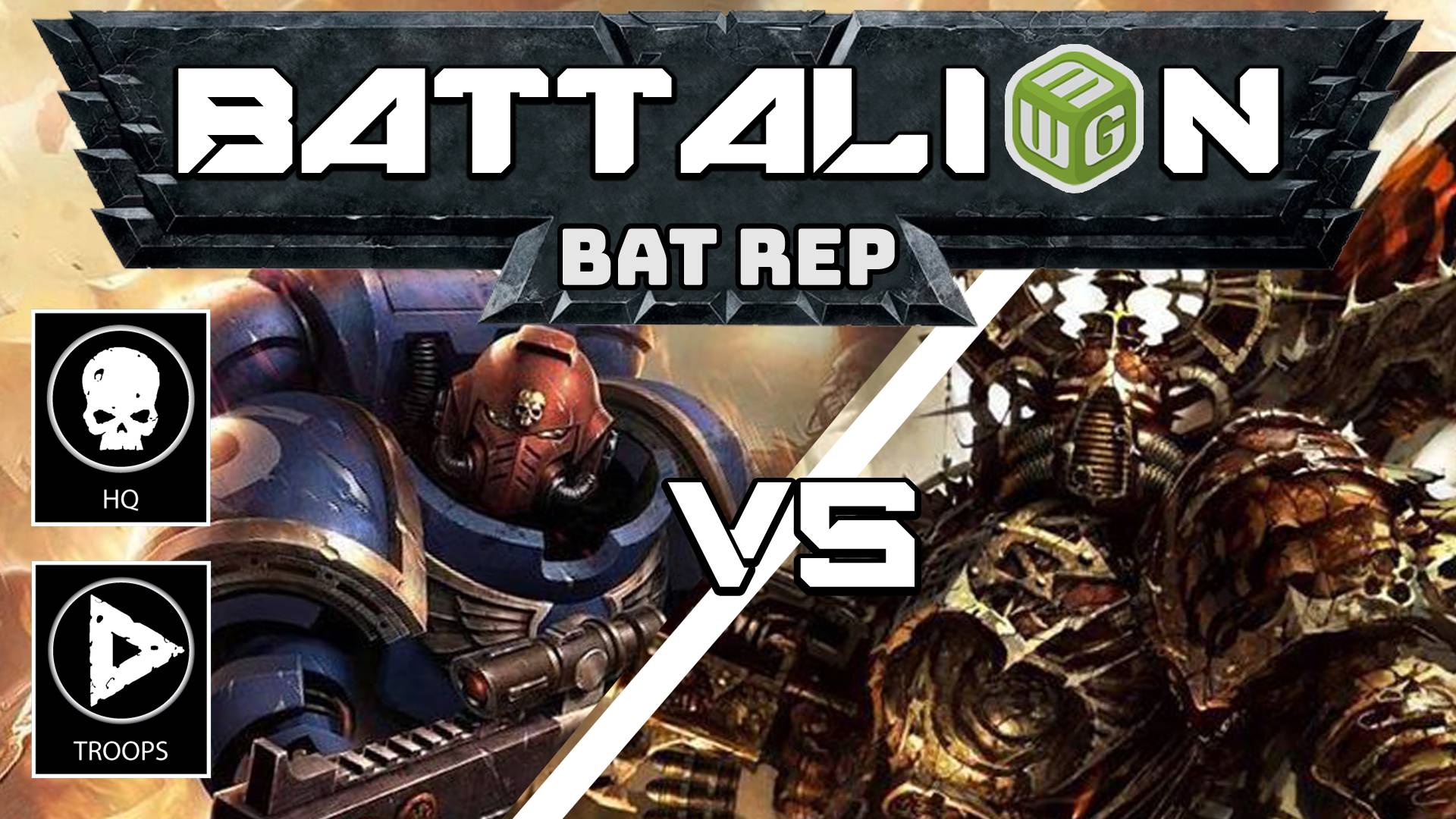 Ultramarines vs Black Legion Warhammer 40k Battalion Battle Report Ep 2