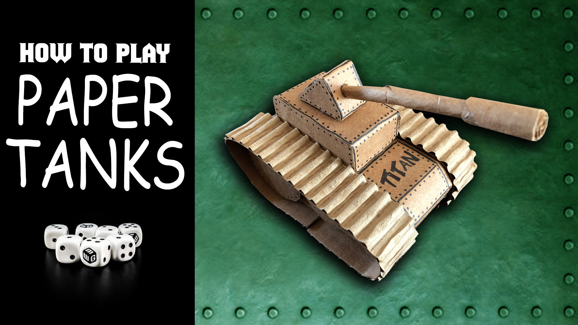 Paper Tank Battles! (a Homemade Miniature Wargame)