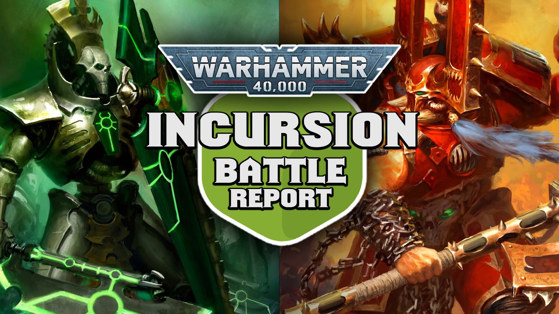 Necrons vs World Eaters Warhammer 40k Incursion Battle Report Ep 1