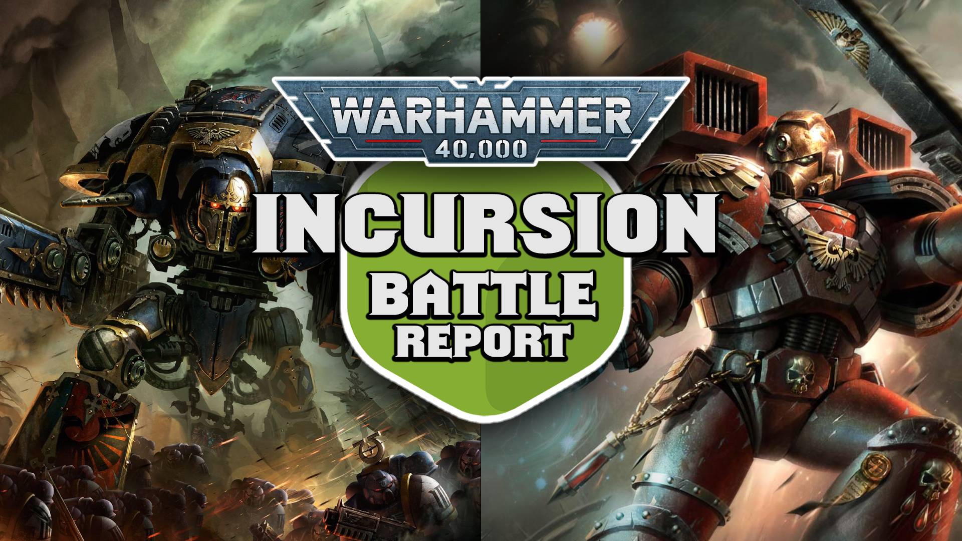 Imperial Knights vs Blood Angels Warhammer 40k Incursion Battle Report ...