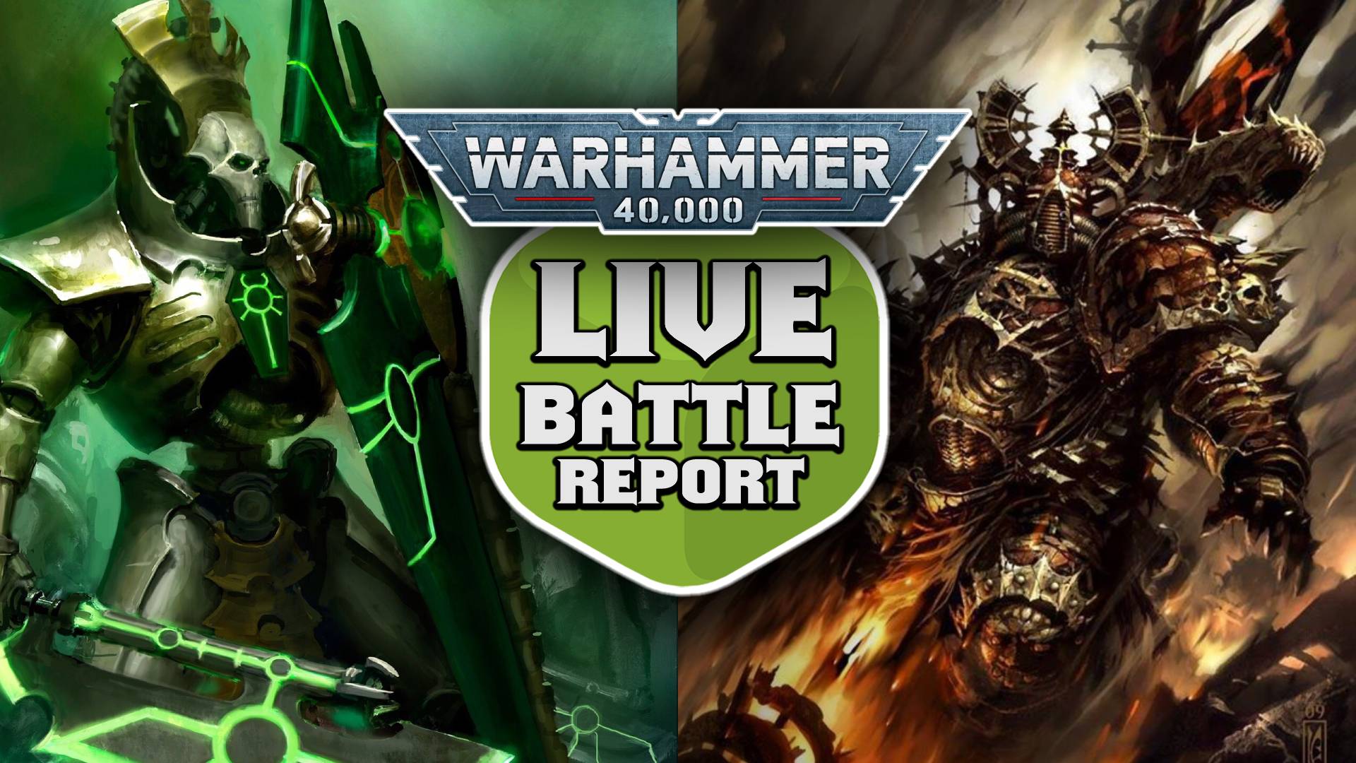 Necrons vs Alpha Legion Warhammer 40k Live Battle Report