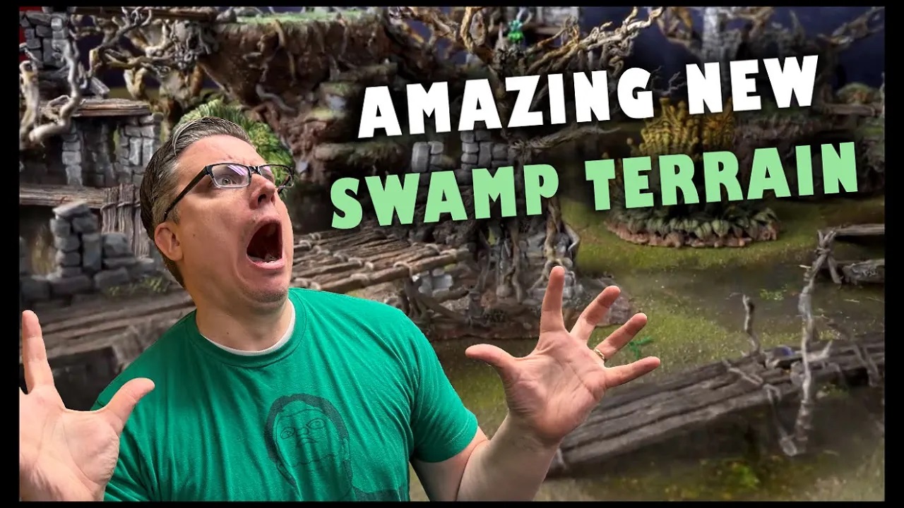 We built an AWESOME 3D printed swamp table