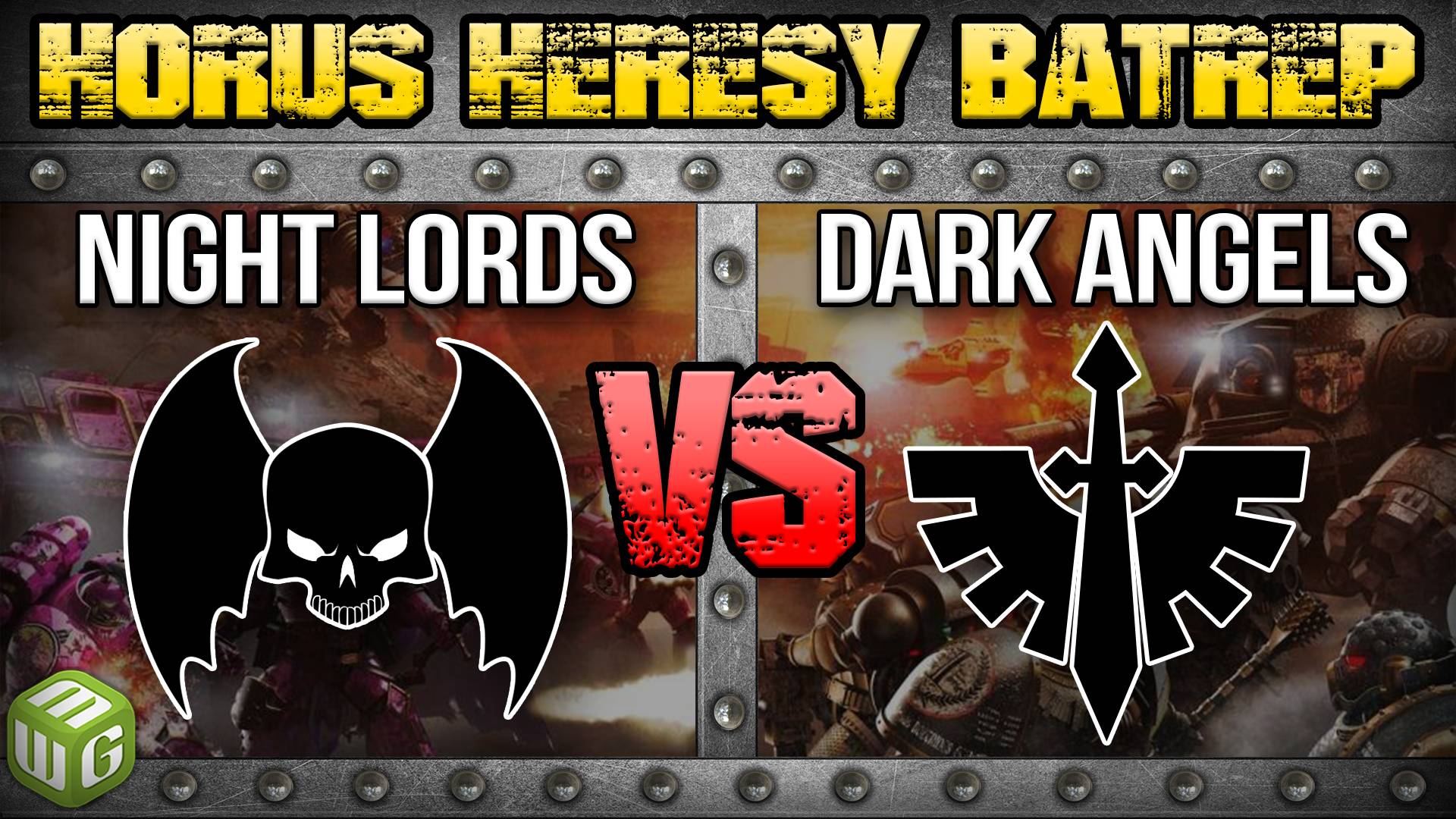 Night Lords vs Dark Angels Horus Heresy 2.0 Battle Report Ep 139