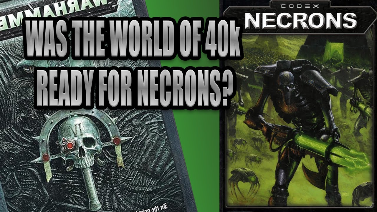We're Going back to 4th Edition Warhammer 40k - Necrons vs Black ...